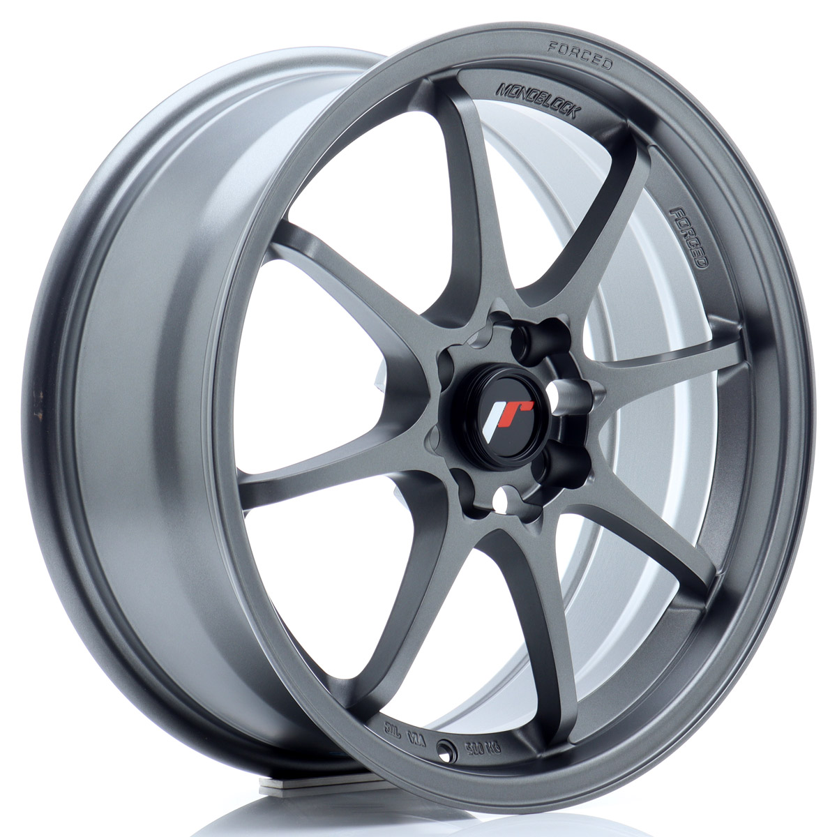 JR Wheels JR5 17x7 ET38 4x100 Matt Gun Metal - JR